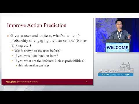 PS1: Interpreting user inaction in recommender systems Qian Zhao