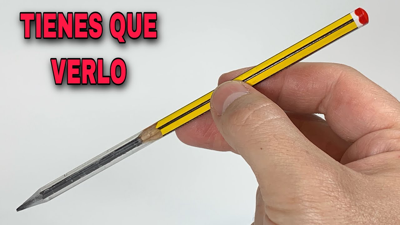 Lápiz hecho con RESINA EPOXI / INCREÍBLE RESULTADO