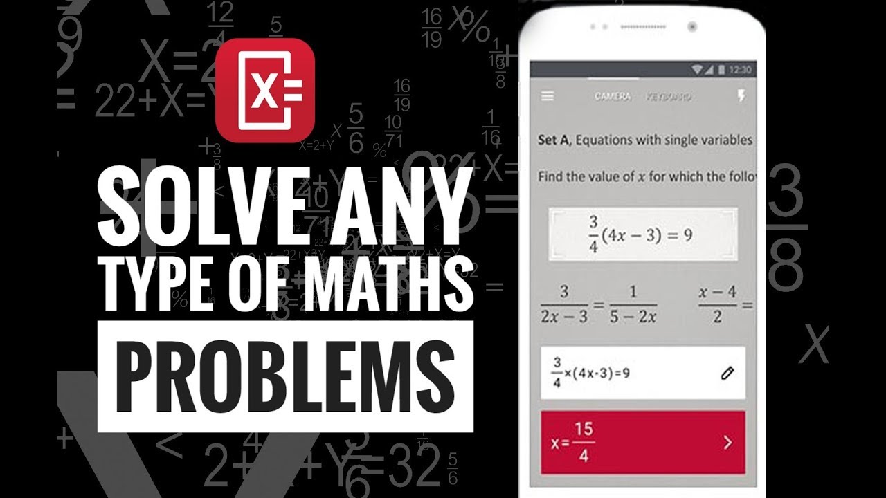 Solve Any Mathematics Questions With Your Phone's Camera | photomath|