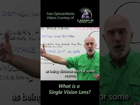 What is a Single Vision Lens?