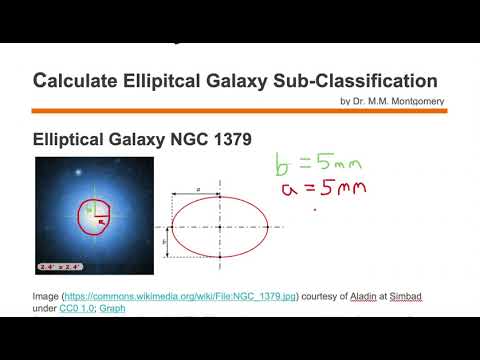 Calculate Galaxy Sub-Classification Number for Elliptical Galaxy NGC1379