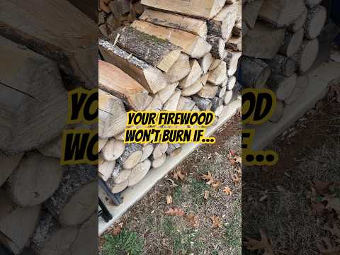 What’s The Best Moisture Content For Your Firewood Burn Good?#firewood #diy