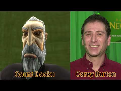 Character and Voice Actor - Star Wars The Clone Wars Republic Heroes - Count Dooku - Corey Burton