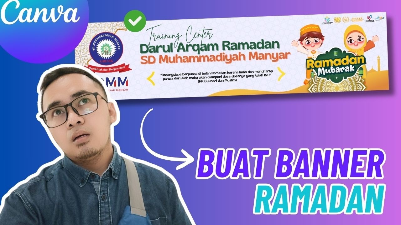 Tutorial Desain Banner Darul Arqam Ramadhan dengan Canva untuk Pemula (Full Penjelasan)