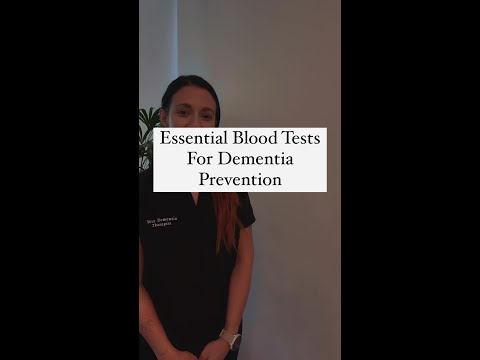 blood tests for dementia prevention