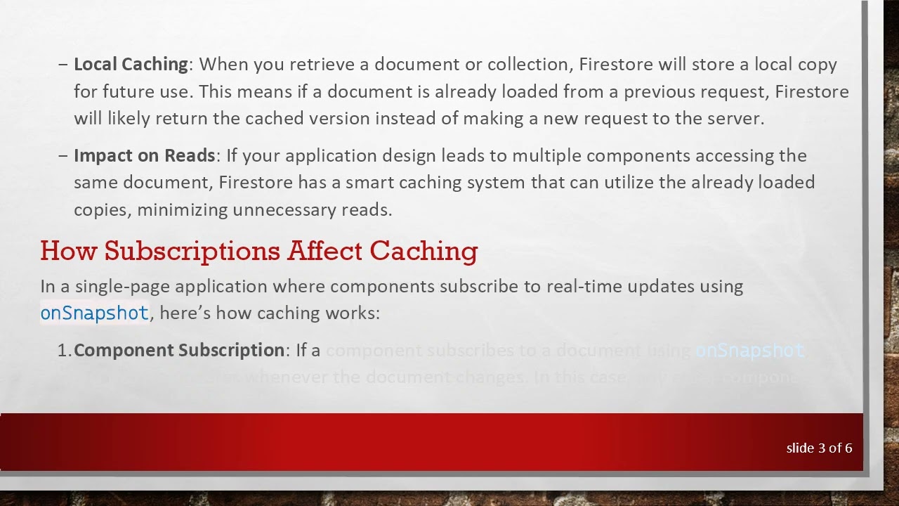 Understanding Google Firestore's Caching Mechanism: Do You Always Request New Documents?