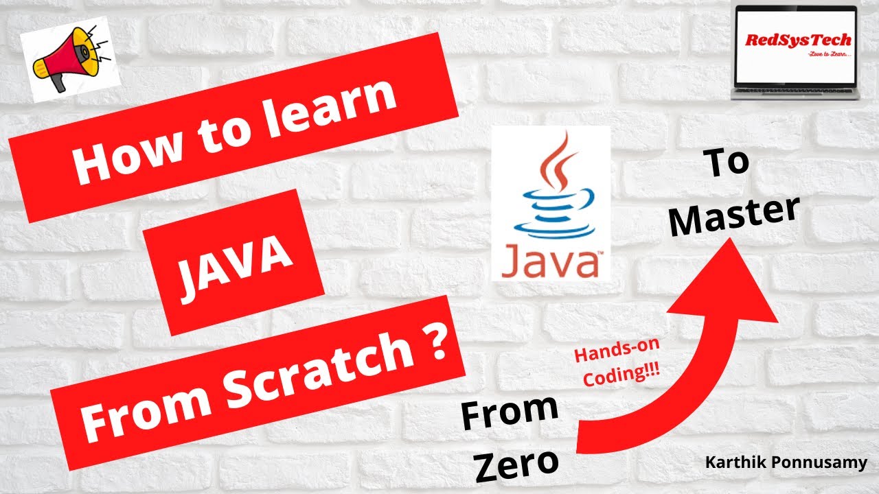 #0 How to Learn Java from Scratch? | Java Tutorial for Beginners | Roadmap to learn Java| RedSysTech