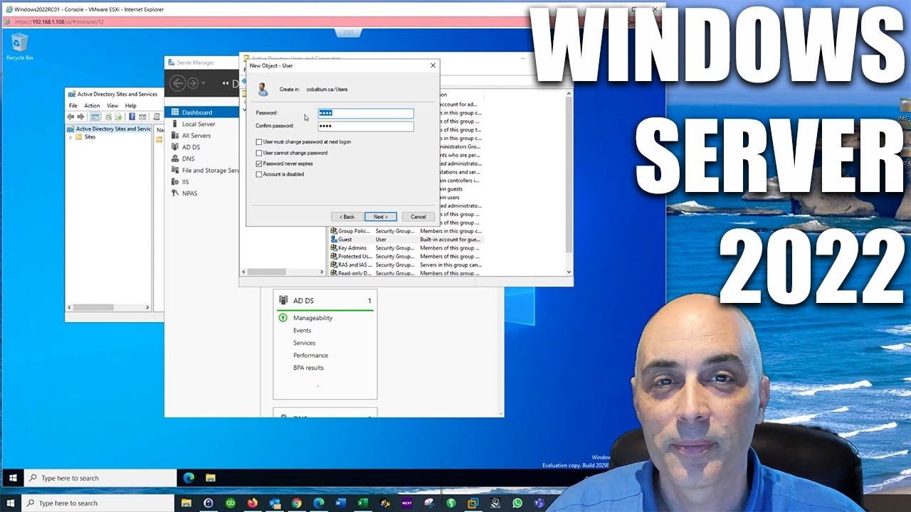 First Look at Microsoft Windows Server 2022
