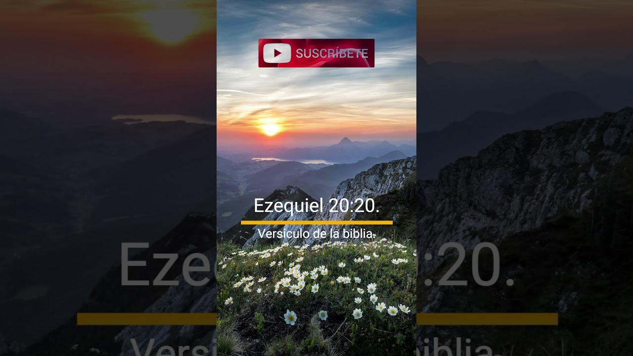 Ezekiel 20:20 - Bible Verse