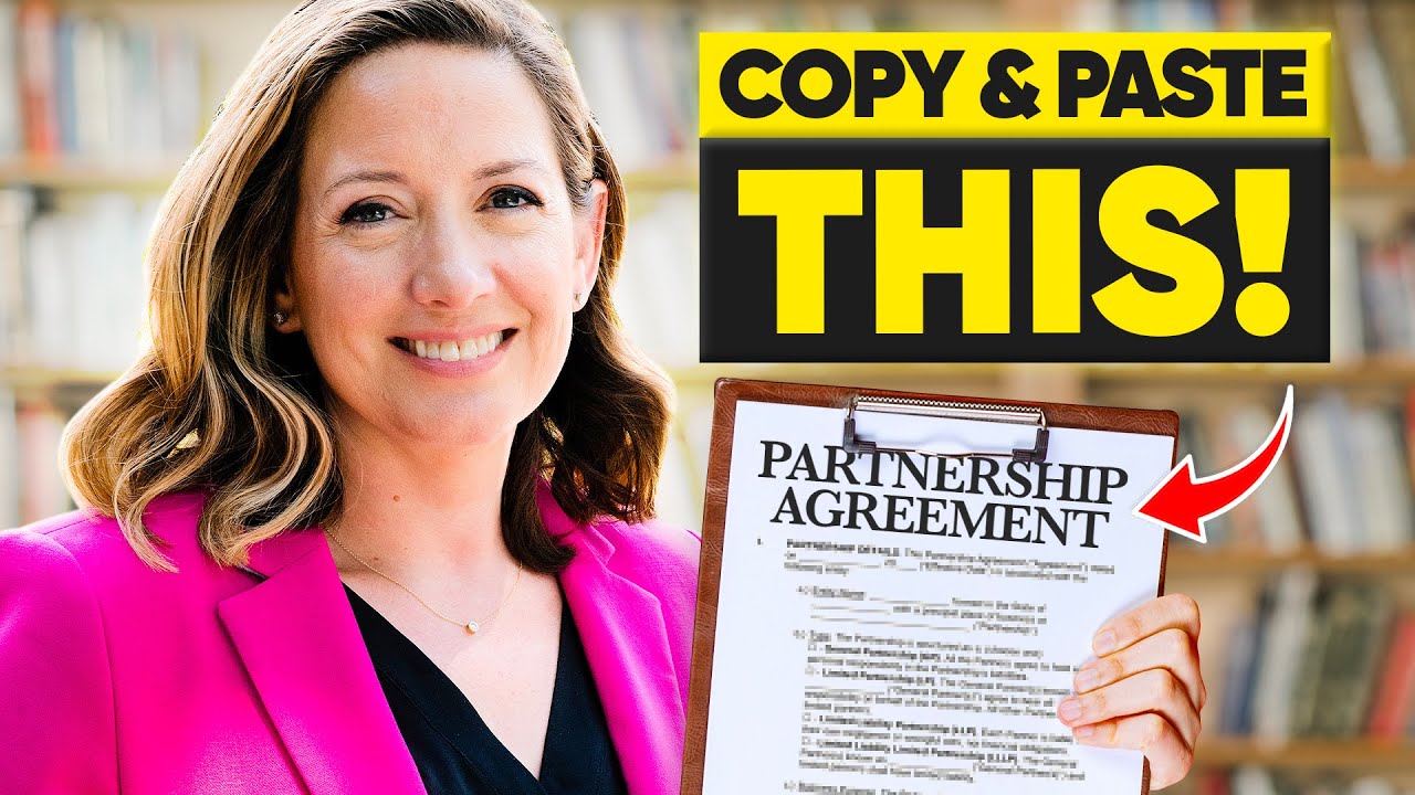 How To Write A SOLID Partnership Agreement (2023)