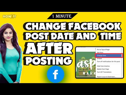 How to Change Facebook Post Date and Time After Posting 2022 | Skill Wave