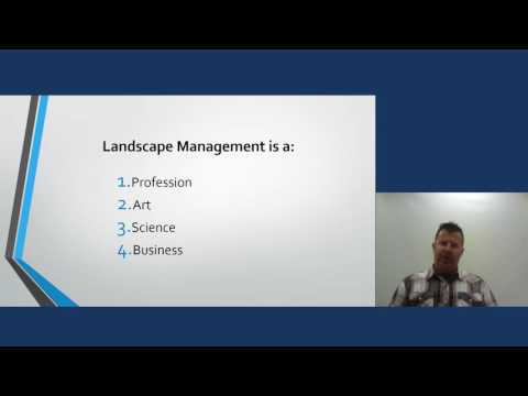 CEL 398 Introduction to Landscape Management
