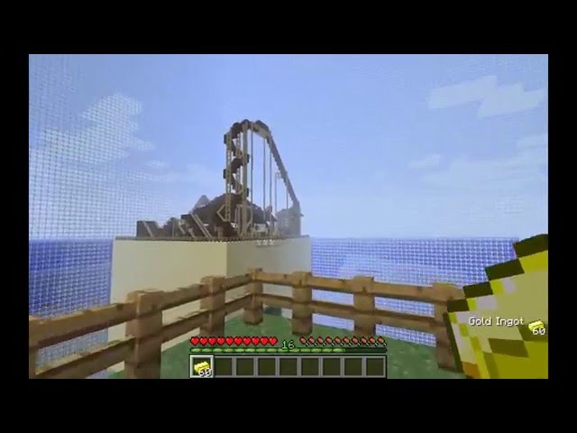 Fully Automated Minecart Coaster Minecraft Map