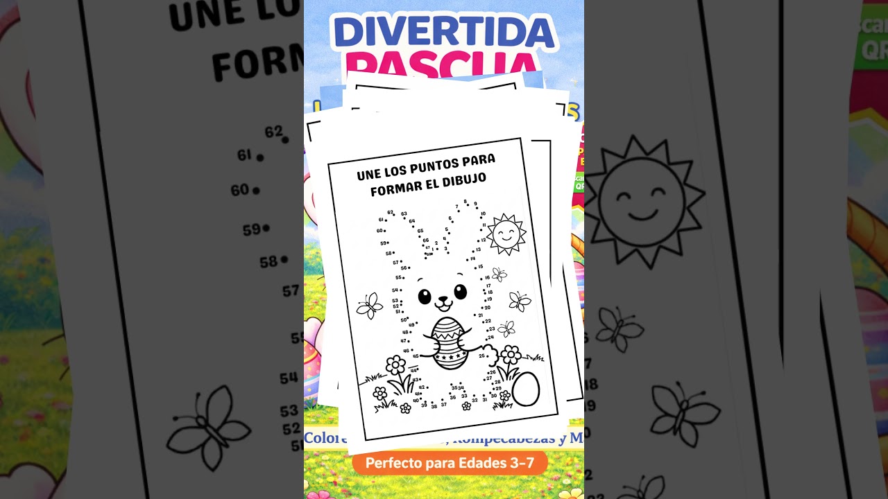 DIVERTIDA PASCUA- LIBRO DE ACTIVIDADES #coloringbook #aprenderjugando #easteractivities