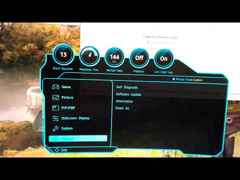 SAMSUNG Odyssey G7 LC27G75TQSRXEN 27 UFO Test 144HZ