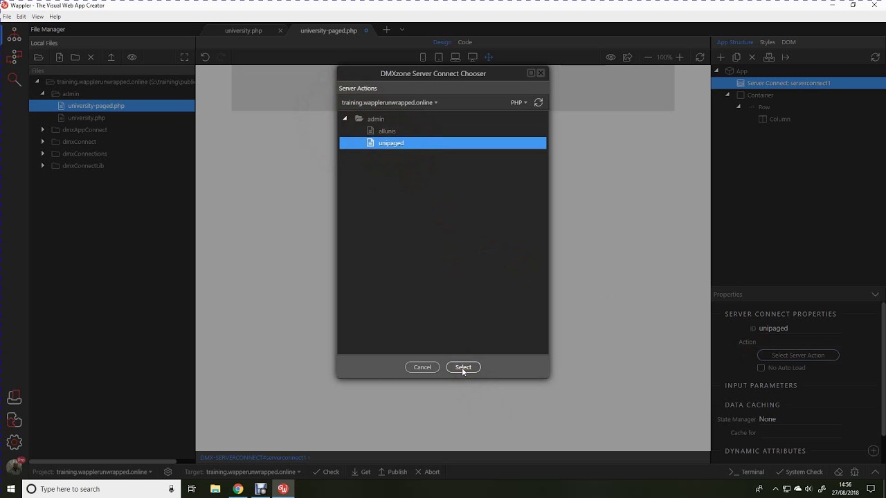 Adding Dynamic Paging to a bootstrap Table