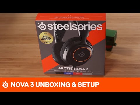 SteelSeries Arctis Nova 3 Unboxing and Setup