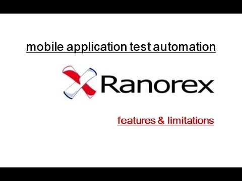Ranorex Studio - Introduction; Features and Limitations - Mobile Test ...