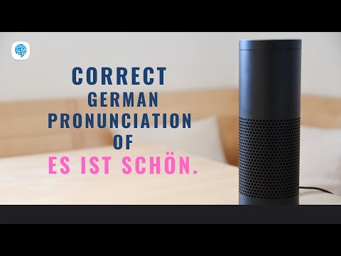 How to pronounce 'Es ist schön.' (It's nice.) in German? | German Pronunciation