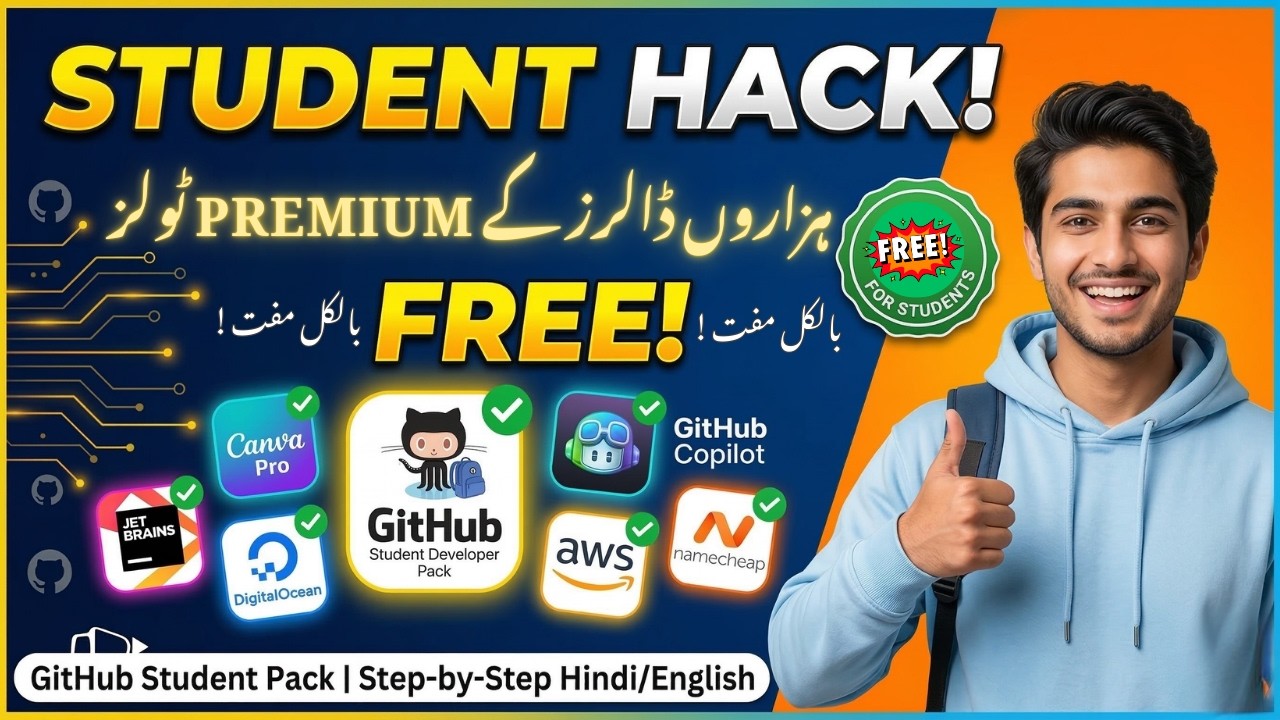 Get Premium Tech Tools for FREE! | GitHub Student Developer Pack