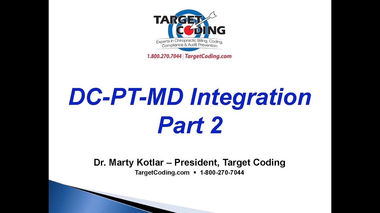 Target Coding DC PT MD Integration   2