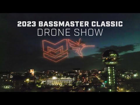 Minn Kota & Humminbird 2023 Bassmaster Classic Drone Show | Knoxville, TN