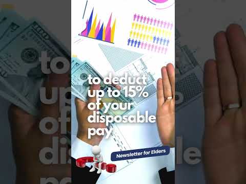 What is the administrative wage garnishment and how much of my pay can be garnished