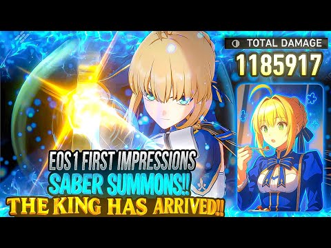 Saber HSR Summons! E0S1 First Impressions! The King of Knights has ...