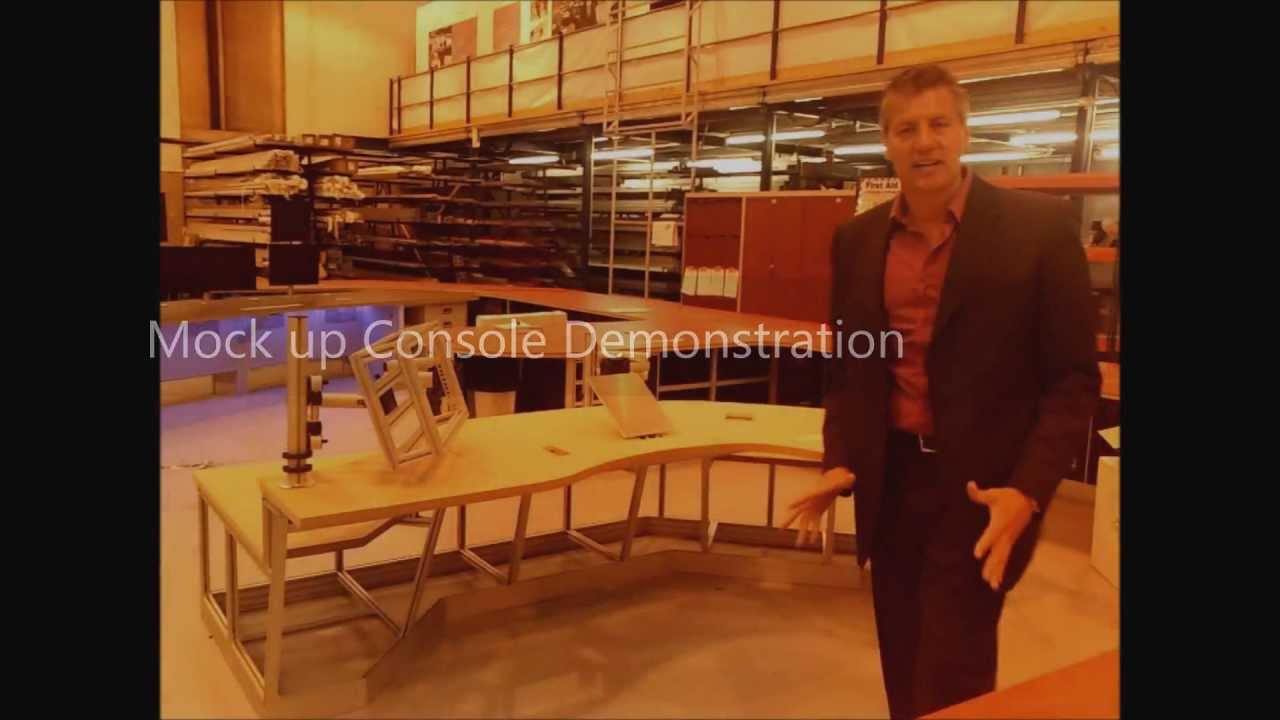 Control room console demonstration from Thinking Space