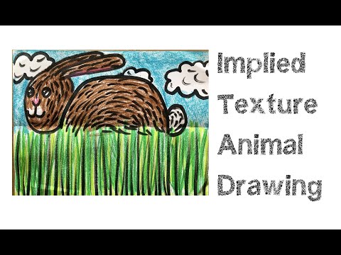Implied Texture Animal Drawing