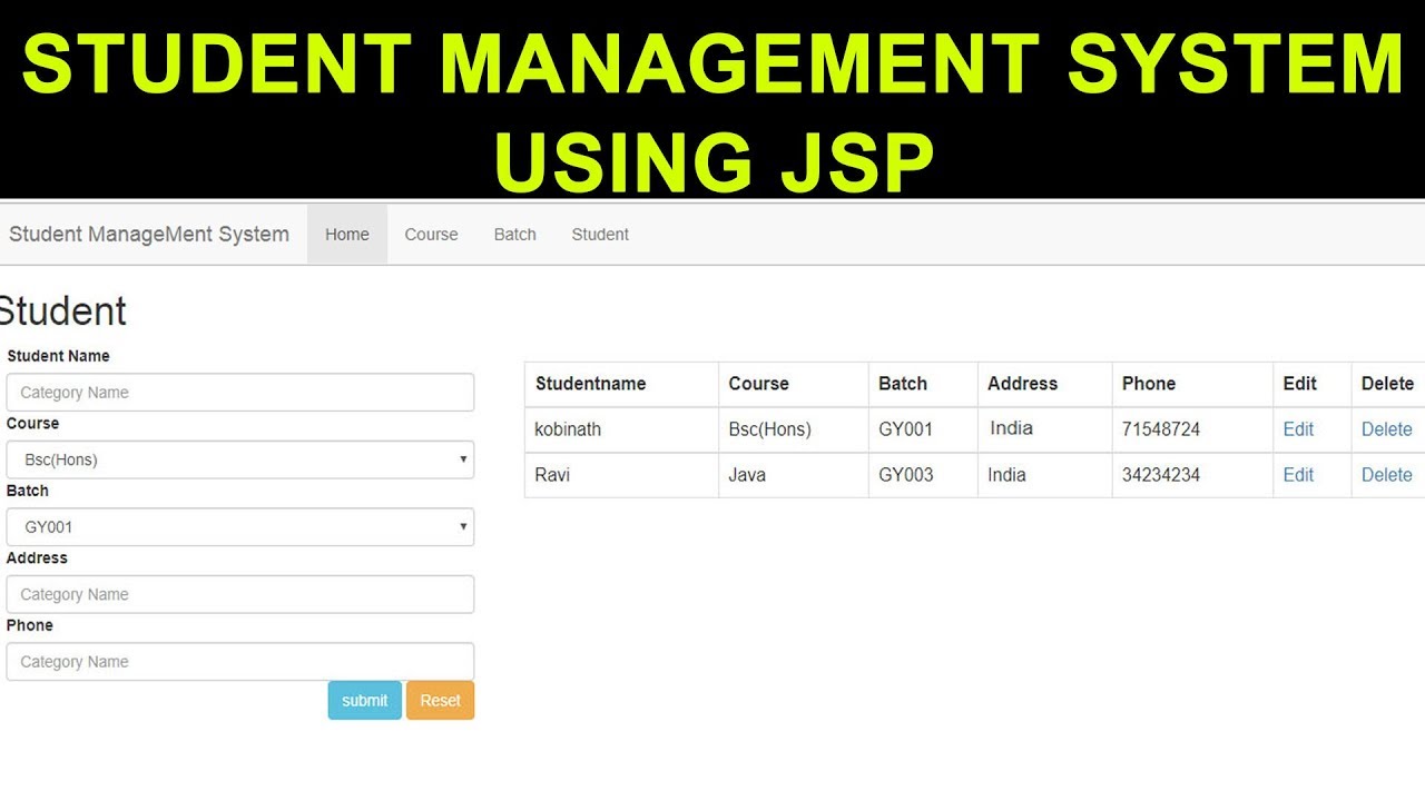 Build a POWERFUL Student Management System with JSP!