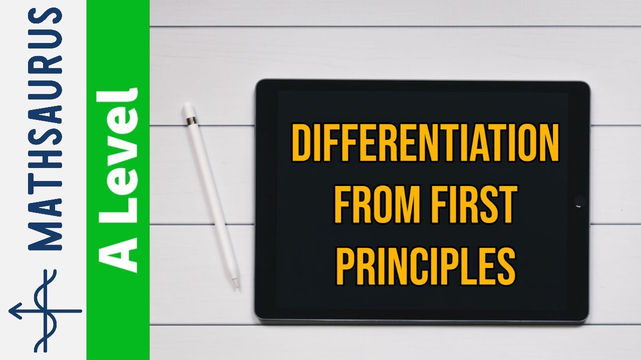 Differentiation from first principles (introductory) - intuition and definition
