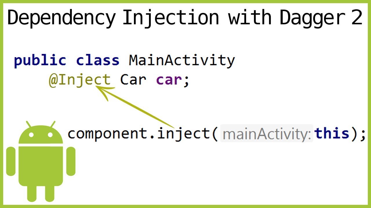Dagger 2 Tutorial Part 3 - FIELD INJECTION - Android Studio Tutorial