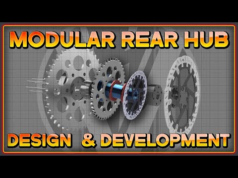 Modular Rear Hub Design for High Power Electric Bikes - Use any components.