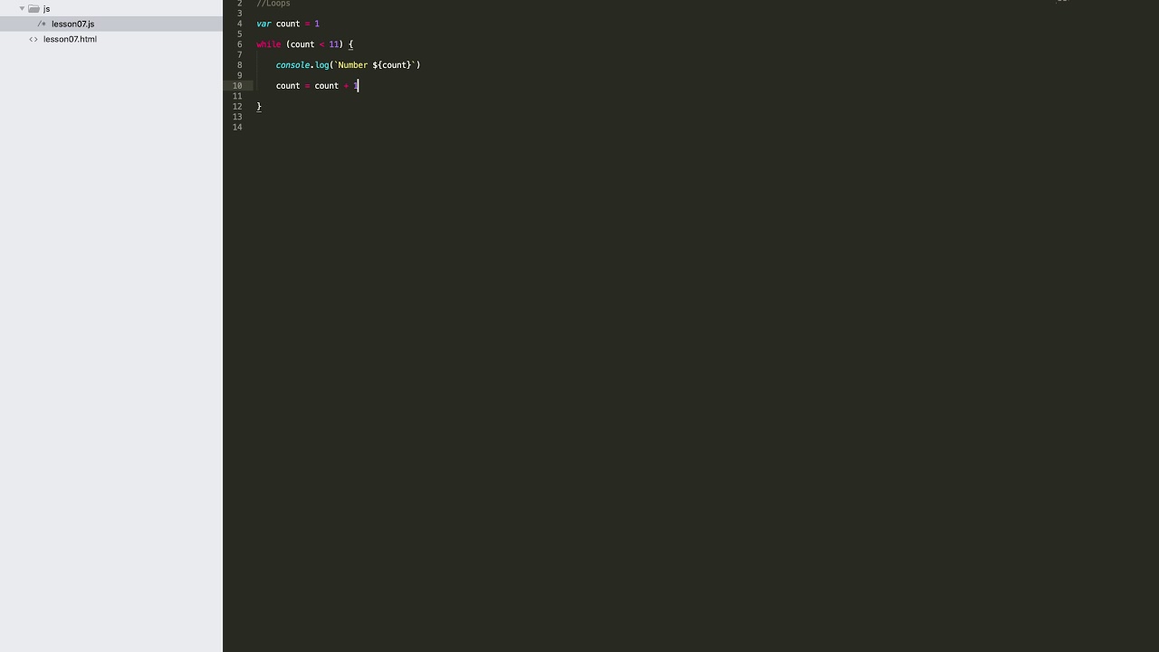 lesson7 (While loop)
