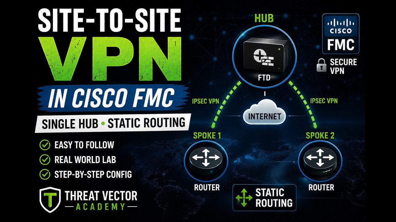 Route-Based VPN using Cisco Secure FIrewall