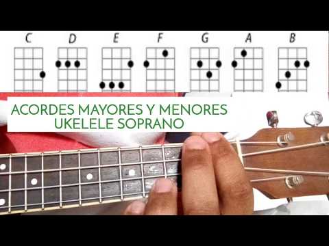 ACORDES Mayores y Menores Ukelele Soprano