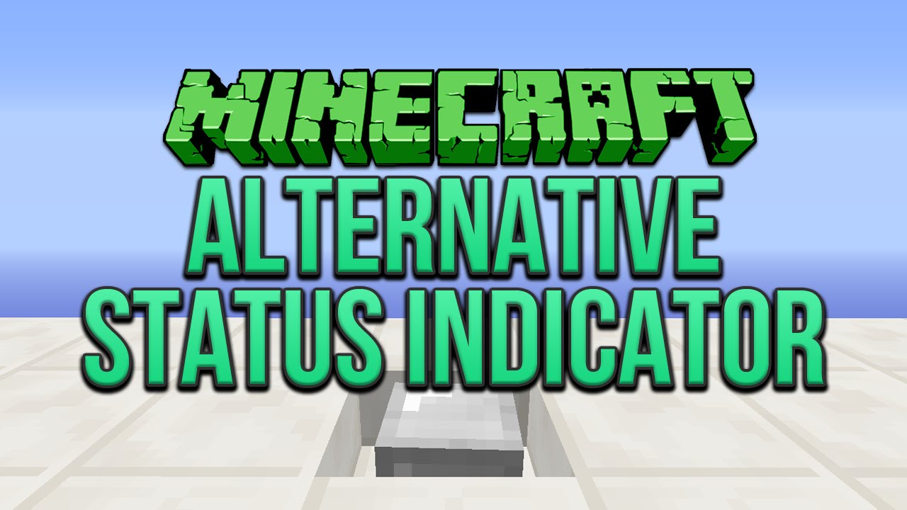 Minecraft: Alternative Status Indicator Tutorial