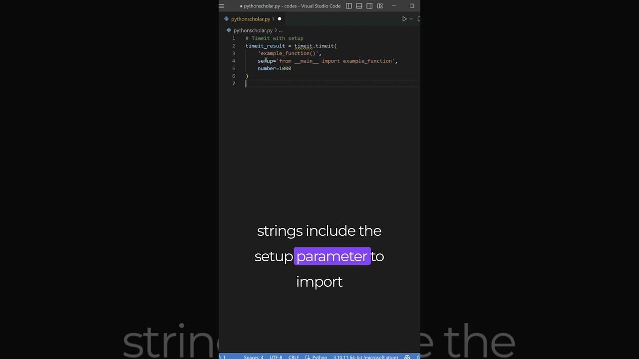 Python Quick Hack: Profiling Code with Timeit #coding #programming #python