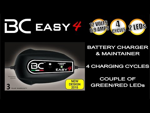 BC Easy 4 - 12V 0.9A Battery Charger