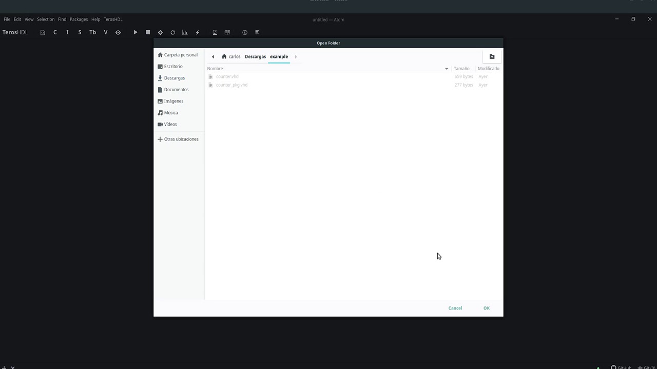 TerosHDL FPGA IDE: started guide.