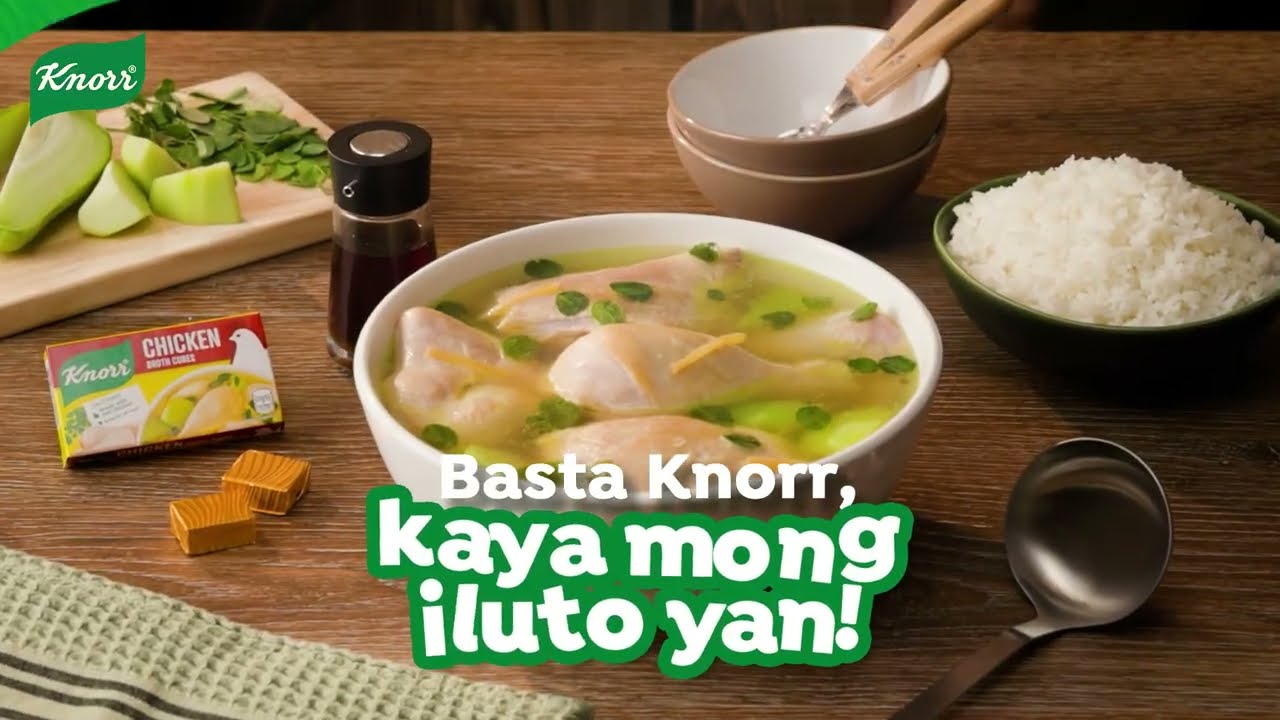 Meaty-sarap Tinola, dagdagan lang ng Knorr Chicken Cubes! Kaya mong iluto yan!