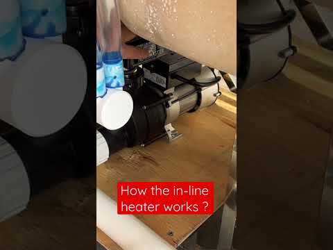 How the in-line heater works on a walk in tub ?