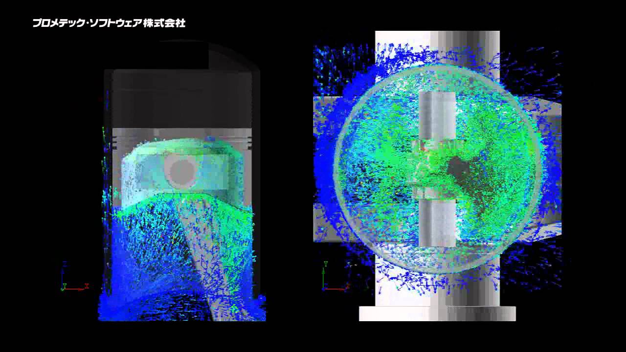 [FunctionBay] Particleworks - Piston Oil Jet simulation