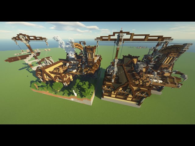 Medieval Sawmill (Tree farm and Moss farm) Minecraft Map
