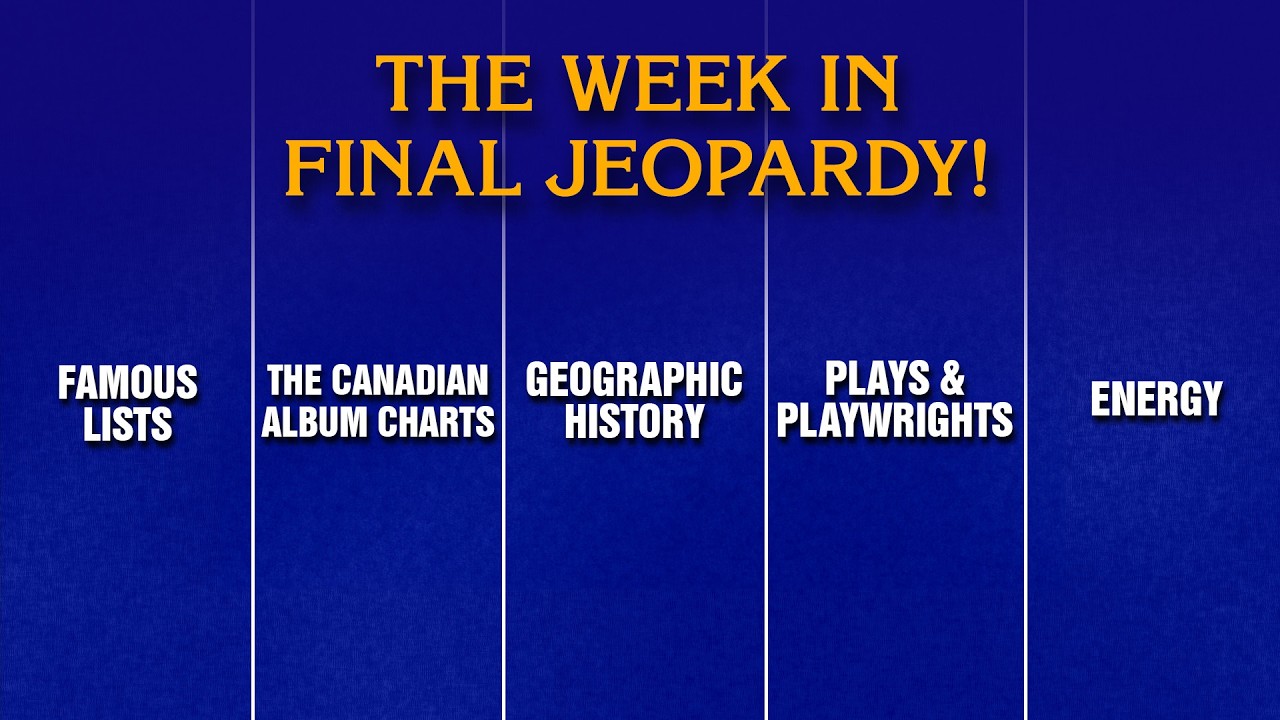 A Week in Final Jeopardy!: 5/4 - 5/8 | JEOPARDY!