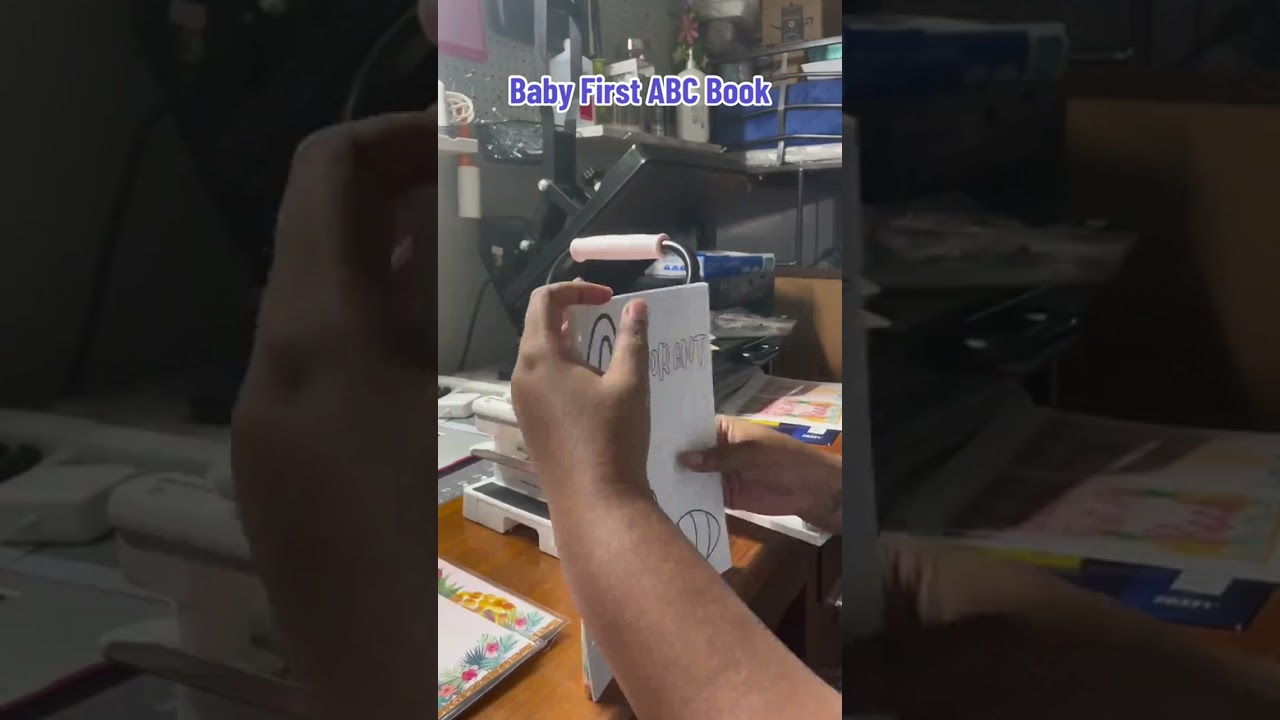 This “Baby First ABC Book” turned out super cute! I personalized each of them for each baby, guest