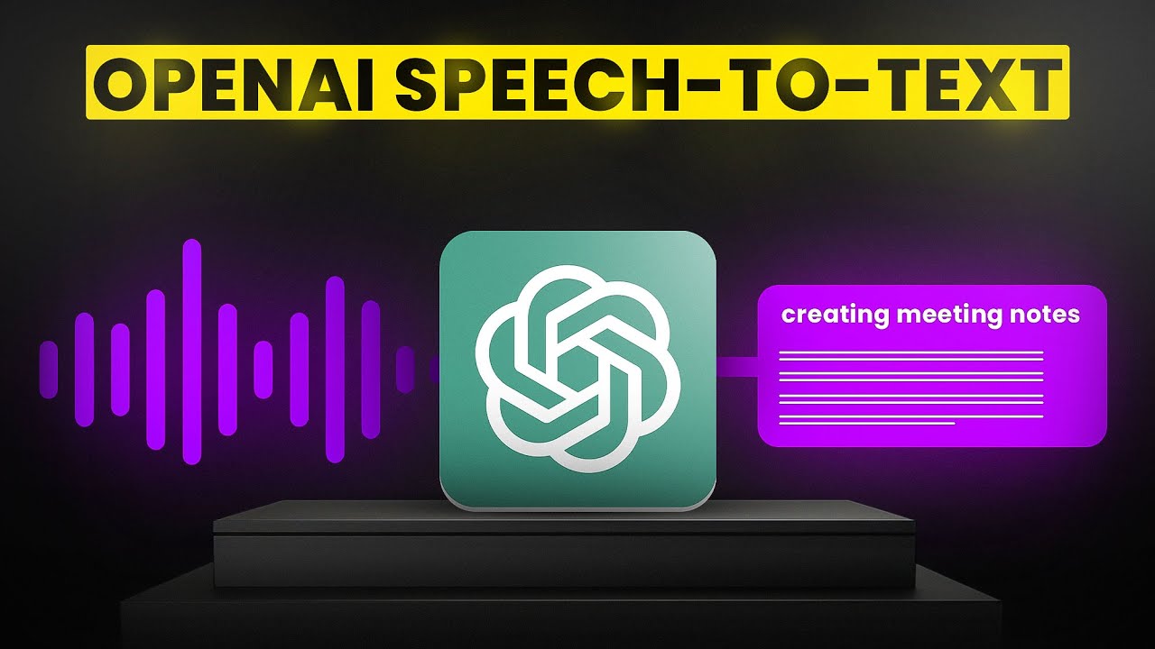 Master OpenAI’s Speech-to-Text API in Minutes
