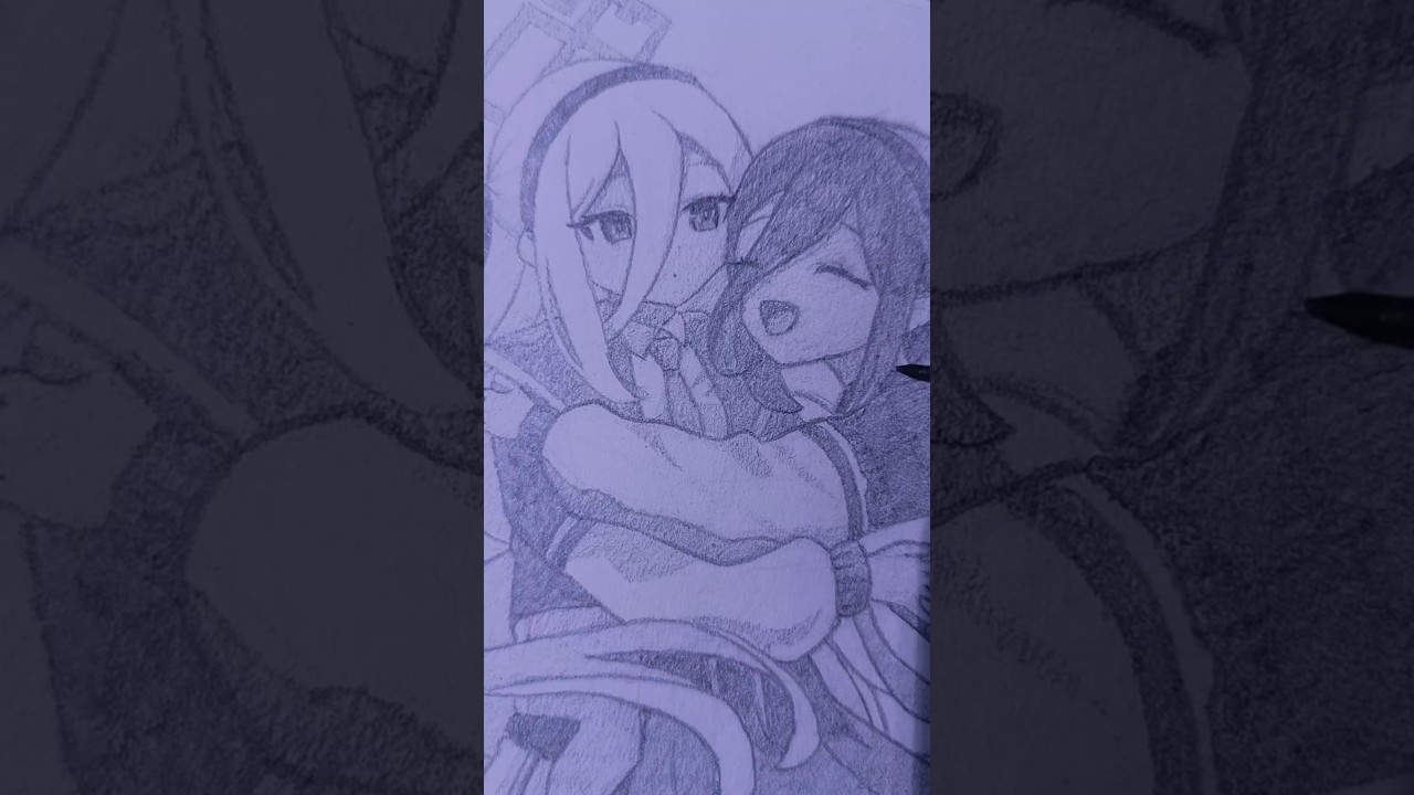 💖💎 Drawing Aris and Kei from Blue Archive! #anime #animeart #art #drawing #bluearchiveglobal #kei