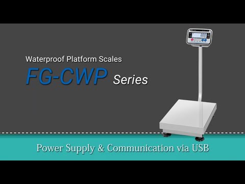 FG-CWP Series - Power Supply and Communication via USB